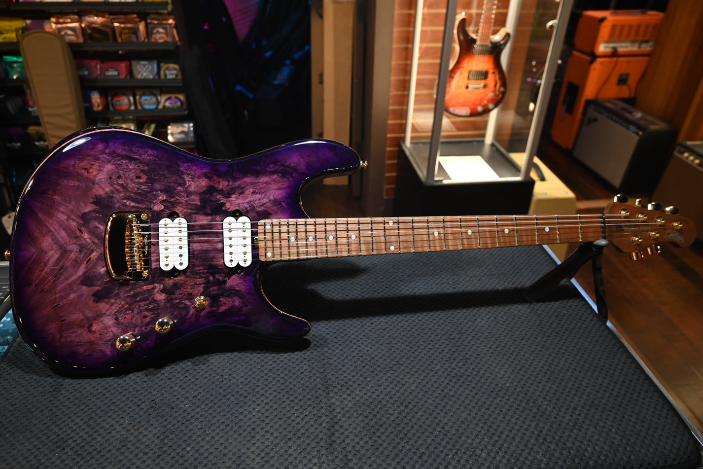 Music Man Jason Richardson Signature Cutlass Majora Purple Guitar 0000 ...