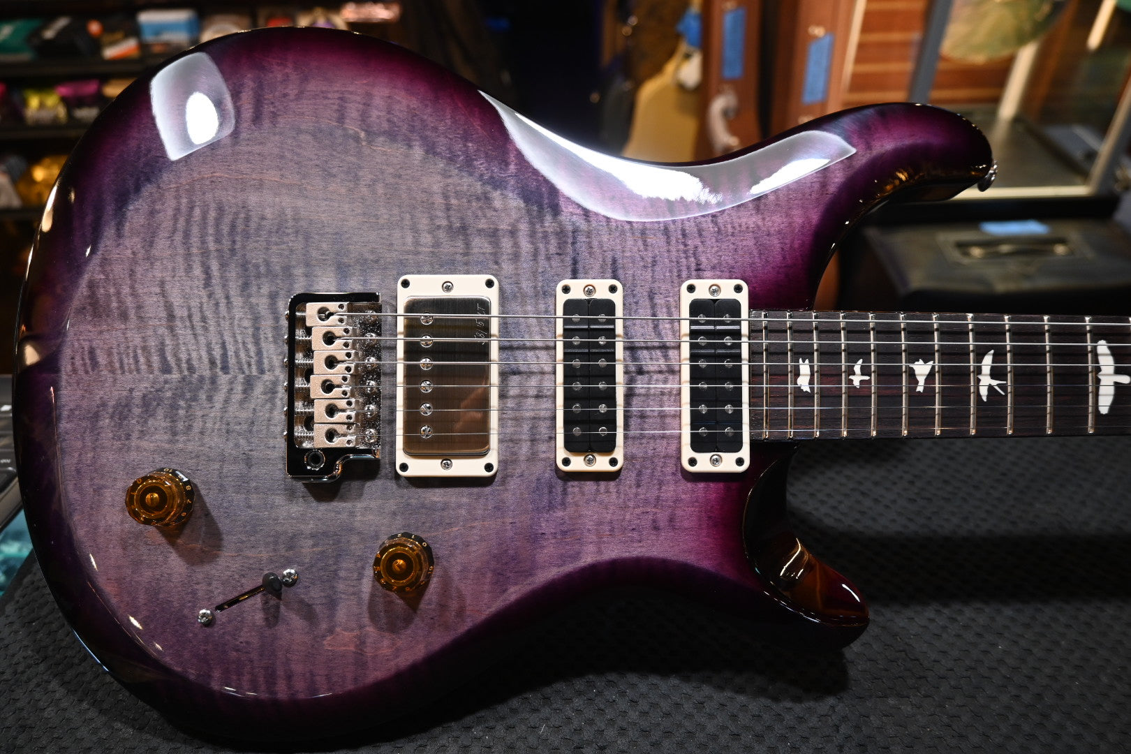 PRS S2 Studio Faded Gray Black Purple Burst Guitar 0574 | Danville Music